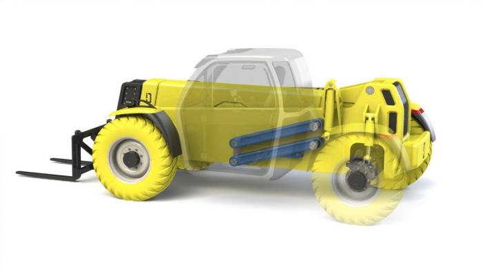 Telehandler cab design_ageing operator by Javier Gutierrez at Coroflot.com
