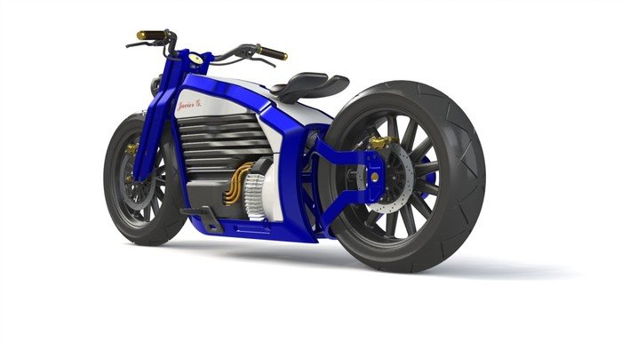 Electric motorcycle concept. Electric bobber motorcycle by Javier ...