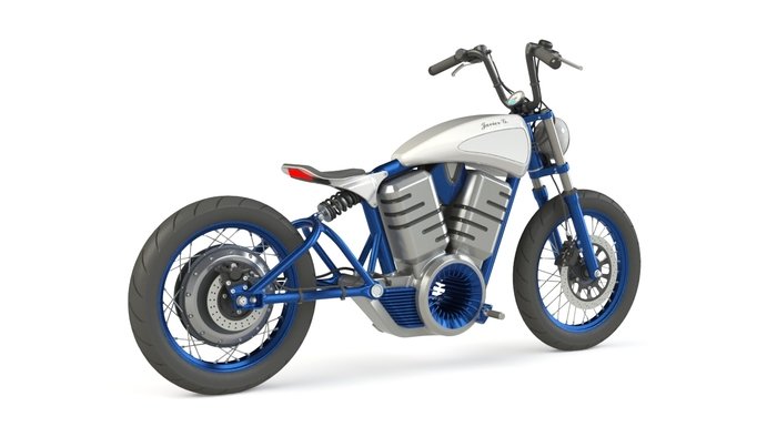 Electric motorcycle design. Street bobber motorcycle by Javier ...