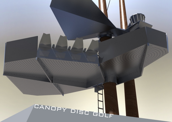 Canopy Disc Golf by Andy Romero at Coroflot.com