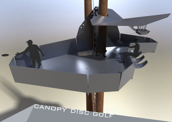 Canopy Disc Golf by Andy Romero at Coroflot.com