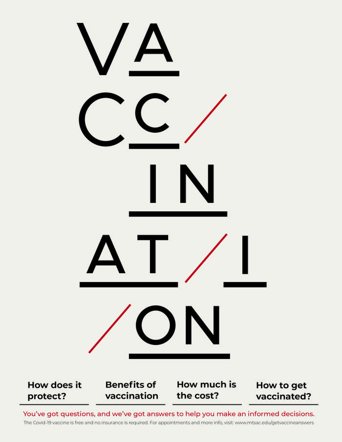 PSA Covid Vaccine Poster by Jennifer Jeon at Coroflot.com