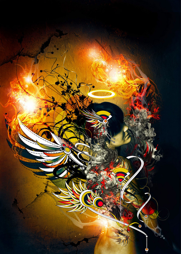 collage art by deni dessastra at Coroflot.com