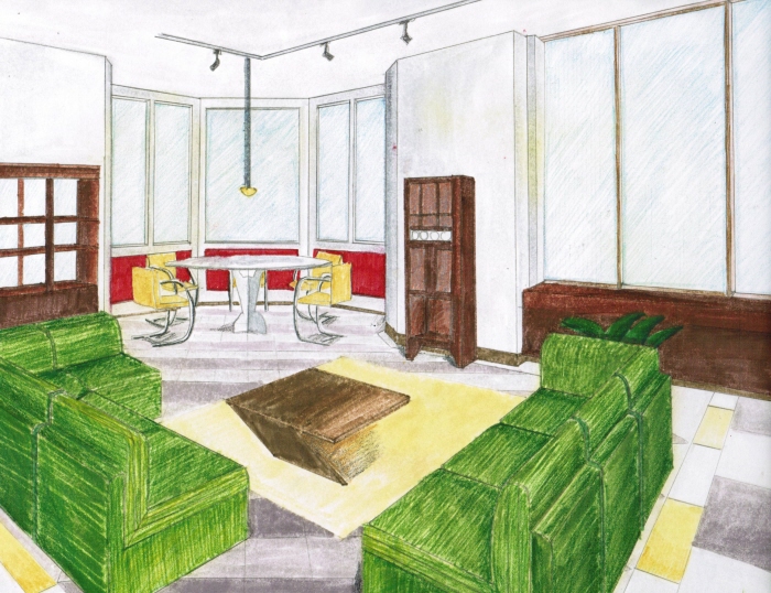Hand Renderings by Kimberly Merchant at Coroflot.com