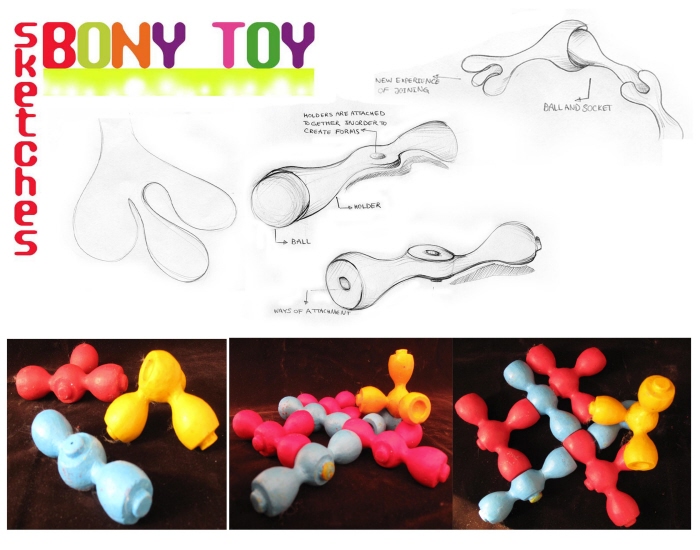 An upload by MONA KOMEIJANI on Coroflot: to the project Bony Toy