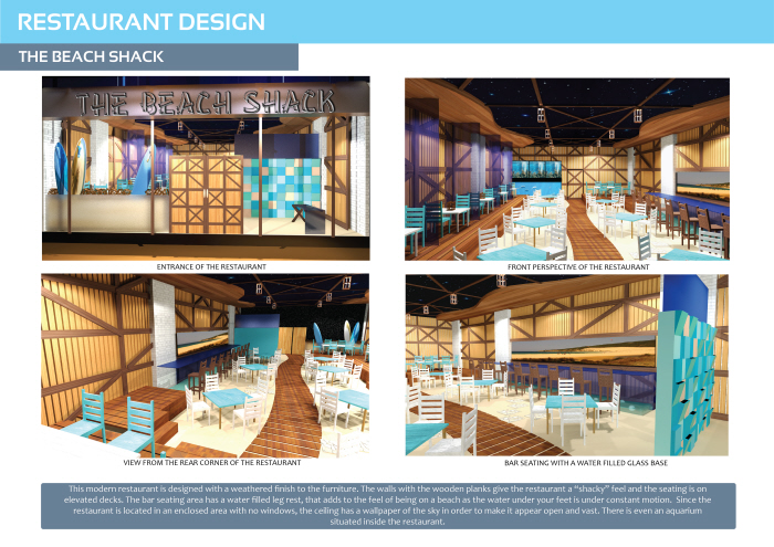 RESTAURANT DESIGN-The Beach Shack by Khushboo Rehani at Coroflot.com