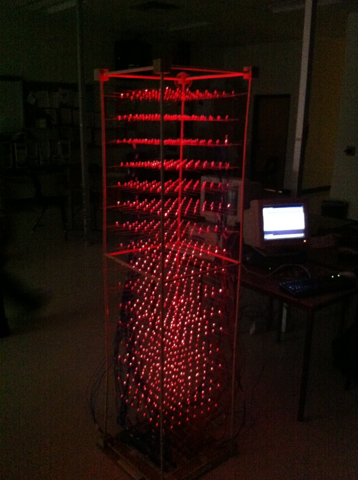 16x8x8 LED Prism by Dominic Bola at Coroflot.com