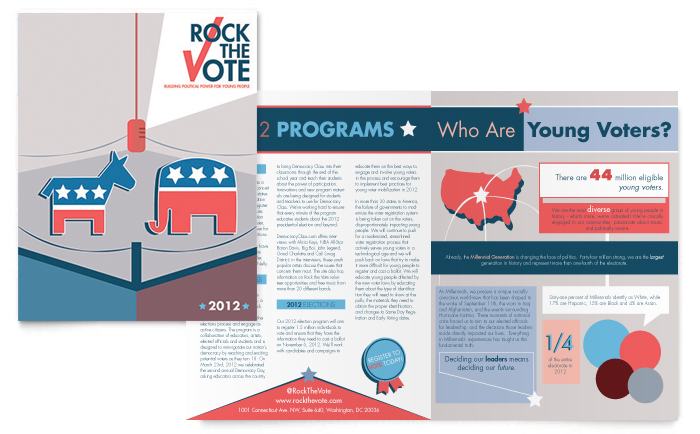 Rock the Vote Print Campaign by Rachel Wright at Coroflot.com