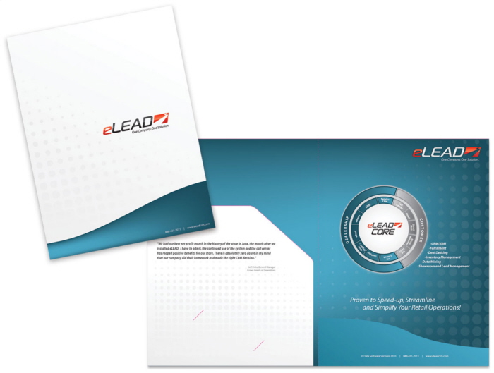 Custom Die Cut Pocket Folder by Shannon Skloss at Coroflot.com