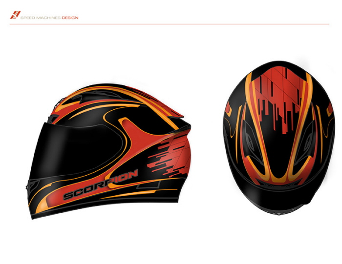 Scorpion Helmets Proposal by Paulo Rosas at Coroflot.com