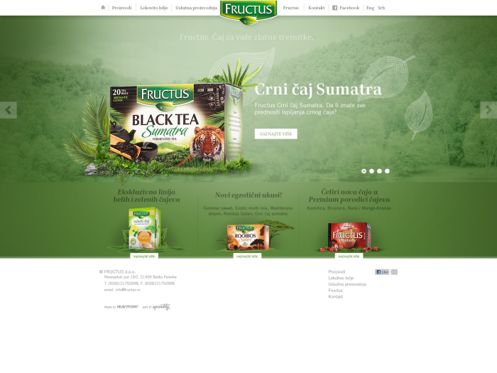 An upload by Nenad Bogar on Coroflot: to the project Fructus Tea