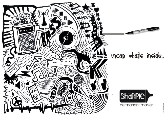 Ad Campaign for A Permanent Marker company (Sharpie) by Nevin Chonkar ...