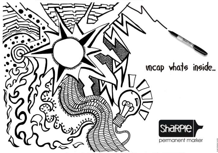 Ad Campaign for A Permanent Marker company (Sharpie) by Nevin Chonkar ...