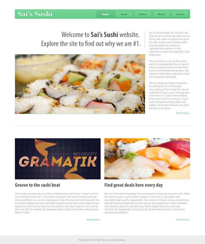 Misc. Web Design by Chris Avram at Coroflot.com