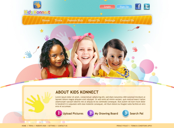 kids konnect by Khurram Hameed at Coroflot.com