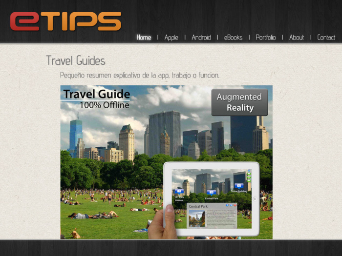 eTips Group Web by José María Simón at Coroflot.com