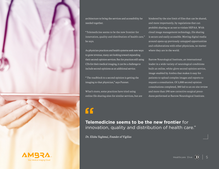 Ambra Health Playbook by Kendall Davis at Coroflot.com