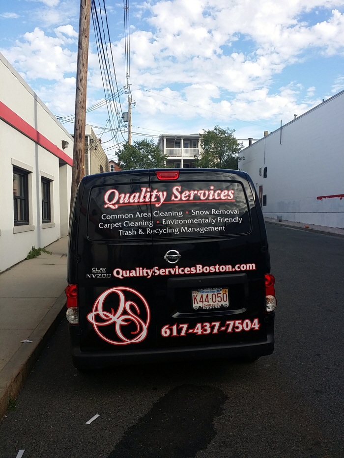 Quality services van lettering by Max Lavelle at Coroflot.com