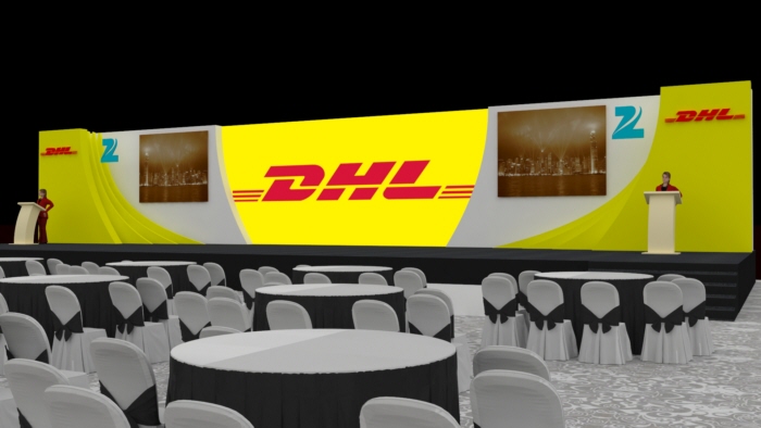 DHL Event design by Yogender Gaud at Coroflot.com