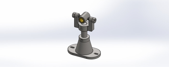 Rotating Rod Mount 3D Model by Traci Garner at Coroflot.com