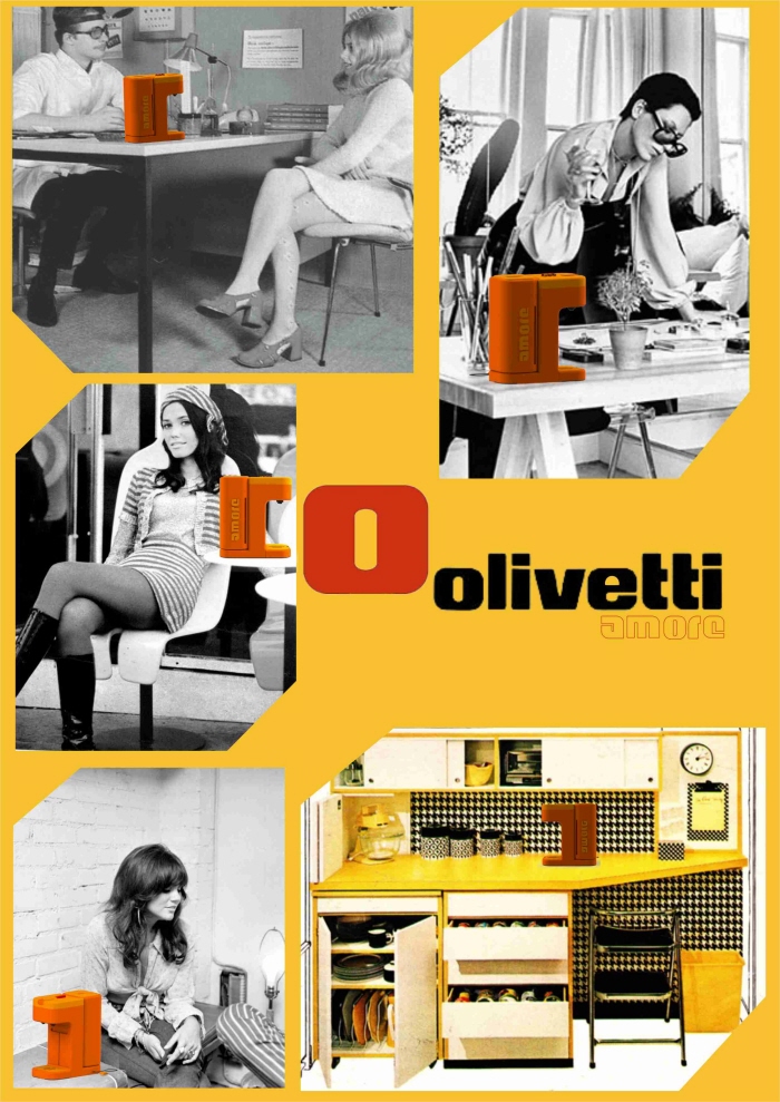 cafetera Nespresso con carácter Olivetti/ Coffe machine Olivetti style ...