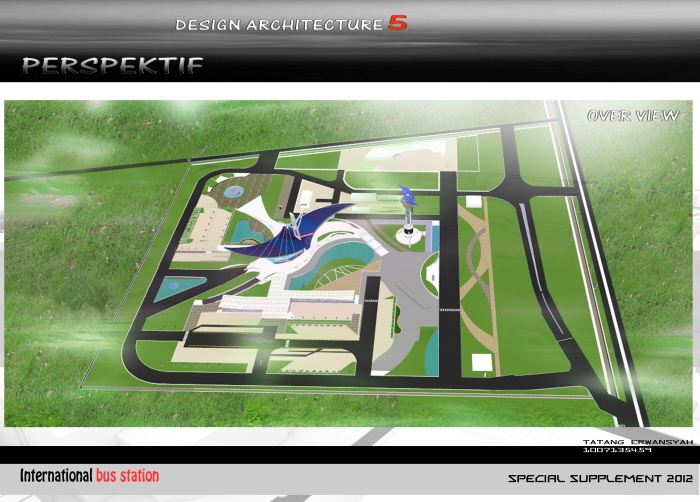 Bus Terminal - transportation centre by TATANG ERWANSYAH at Coroflot.com