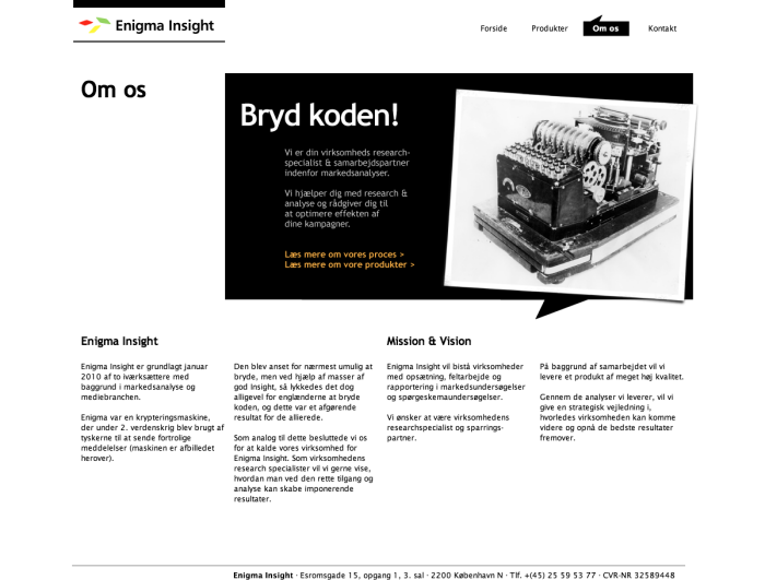 Enigma Insight by Bo Vittrup at Coroflot.com