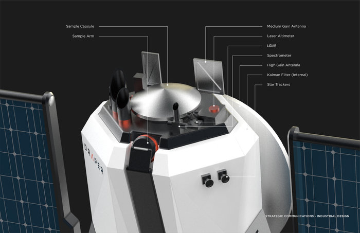Draper Asteroid Sample Harvester (DASH) by Jeff Burrell at Coroflot.com