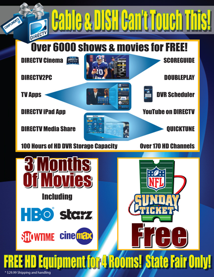 Directv Flyer by Brad Knaus at Coroflot.com