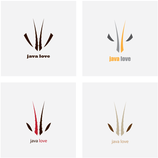 Logo / Java Love by Mirna Sandic at Coroflot.com
