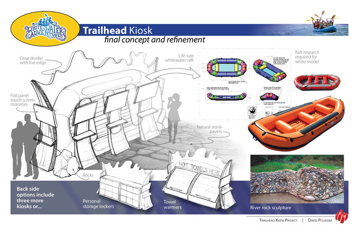 Trailhead Kiosk Design by David Pflueger at Coroflot.com