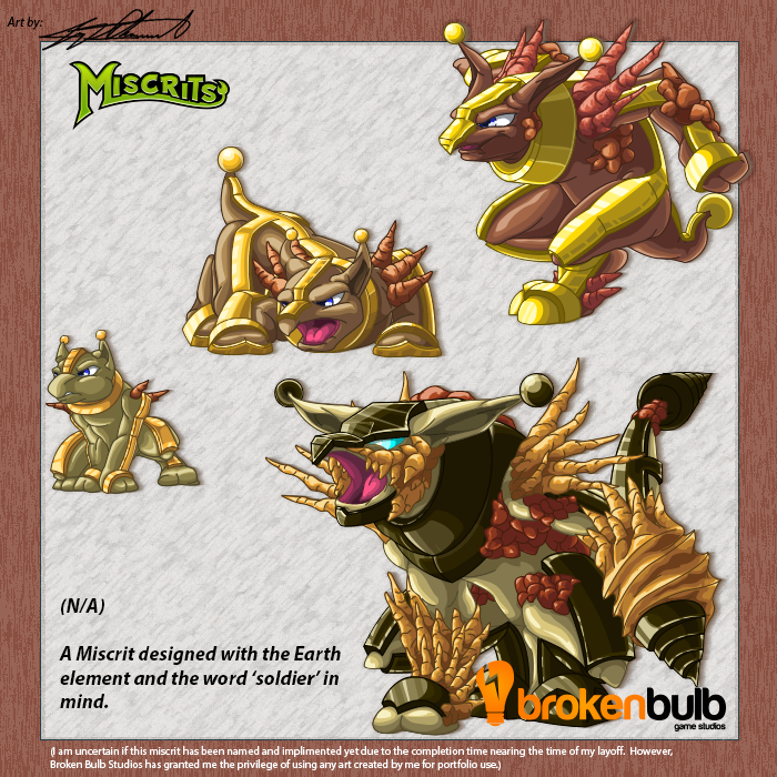 Miscrits by Jay Phoungeun Phonesavanh at Coroflot.com