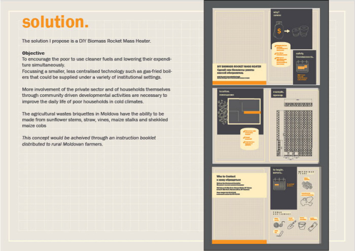 DIY Biomass Rocket Mass Heater by Swathi Madike at Coroflot.com