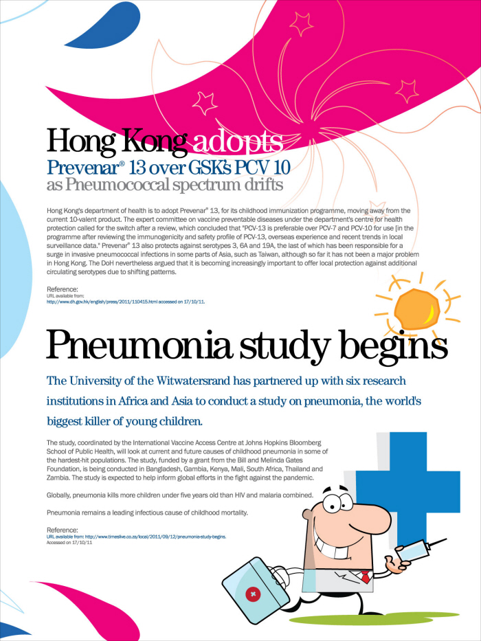 Prevenar Folder (Pfizer) by Syed Haris at Coroflot.com