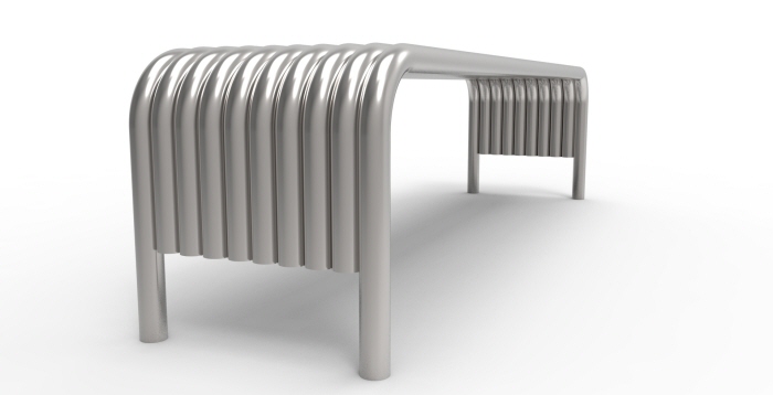 Tube Bench by Felipe Lozano at Coroflot.com