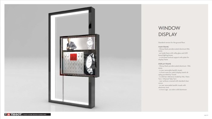 Boutique Tissot / Display Furniture by Felipe Lozano at Coroflot.com