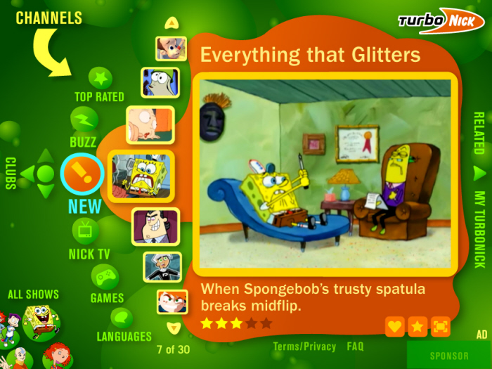 Nickelodeon Media Center Channel TurboNick by Hank Blumenthal at ...