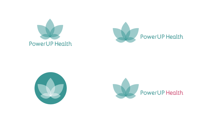 PowerUP Health Logo by Joel Vanboening at Coroflot.com