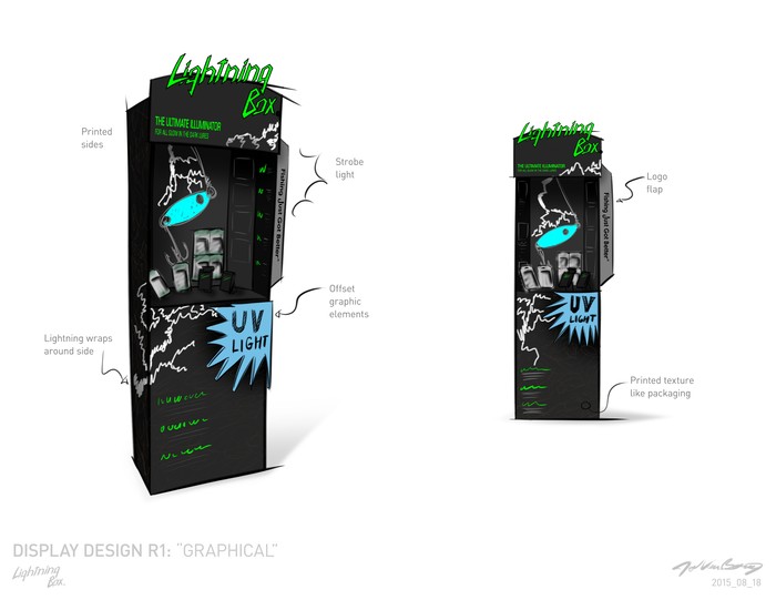 Lightning Box Display by Joel Vanboening at Coroflot.com