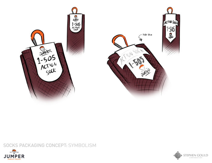 JUMPER Retail-Ready Socks Packaging Concepts by Joel Vanboening at ...