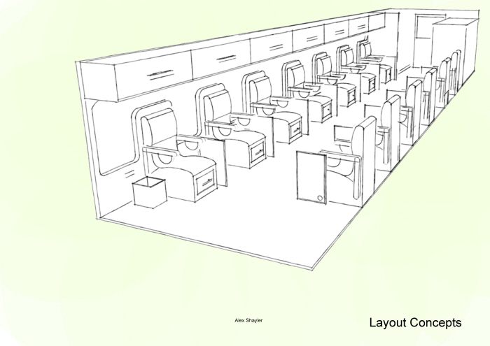 Train Carriage Redesign by Alex Shayler at Coroflot.com