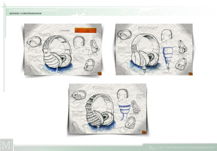 Headphones in the style of "Nature". by Maruf Miah at Coroflot.com