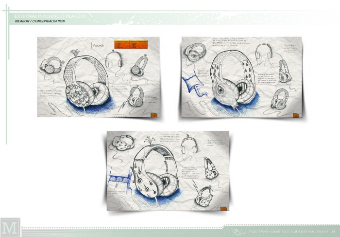 Headphones in the style of "Nature". by Maruf Miah at Coroflot.com