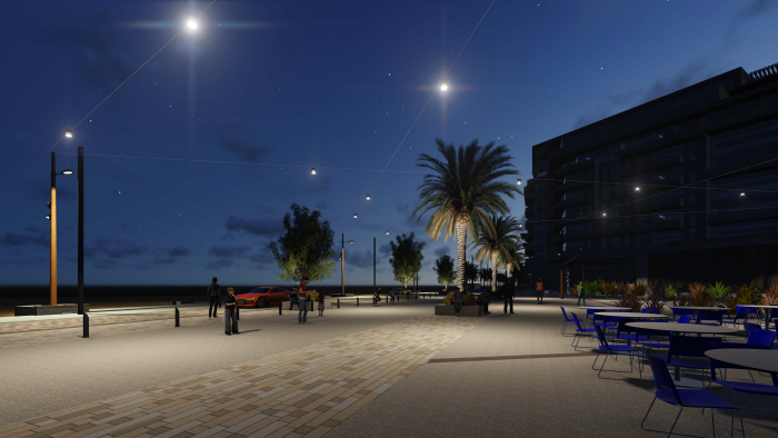 Promenade Public Space Lighting by Matthew Sorianosos at Coroflot.com