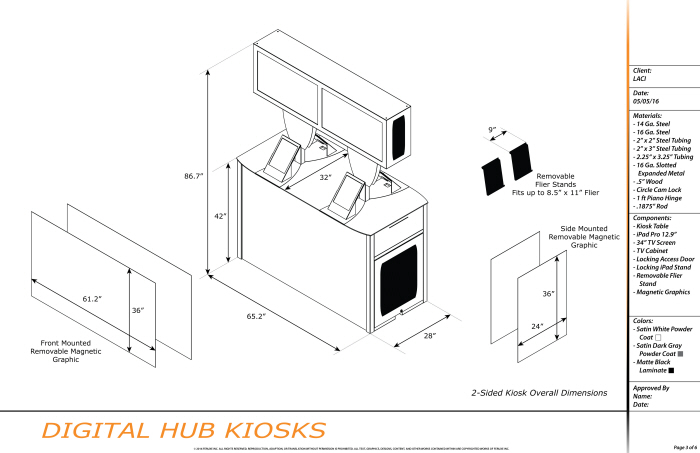 LACI Digital Kiosk Hub by Brian Fogg at Coroflot.com