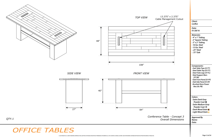 Lux Bus Office Desk Set by Brian Fogg at Coroflot.com