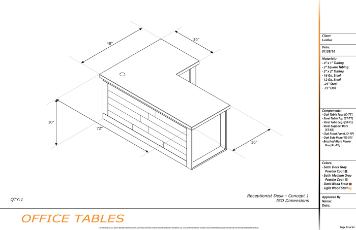 Lux Bus Office Desk Set by Brian Fogg at Coroflot.com
