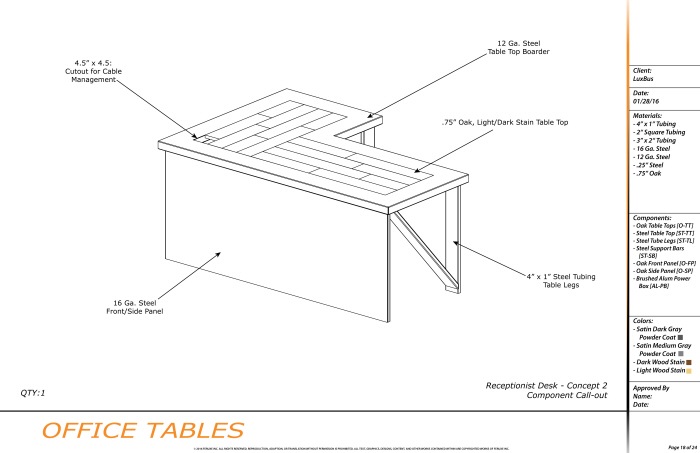 Lux Bus Office Desk Set by Brian Fogg at Coroflot.com