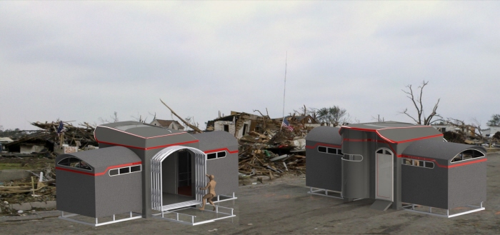 Natural Disaster Relief Shelter by Lee Silverstein at Coroflot.com