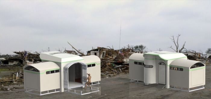 Natural Disaster Relief Shelter by Lee Silverstein at Coroflot.com